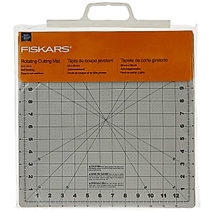 Fiskars 14x14 Inch Self Healing Rotating Cutting Mat