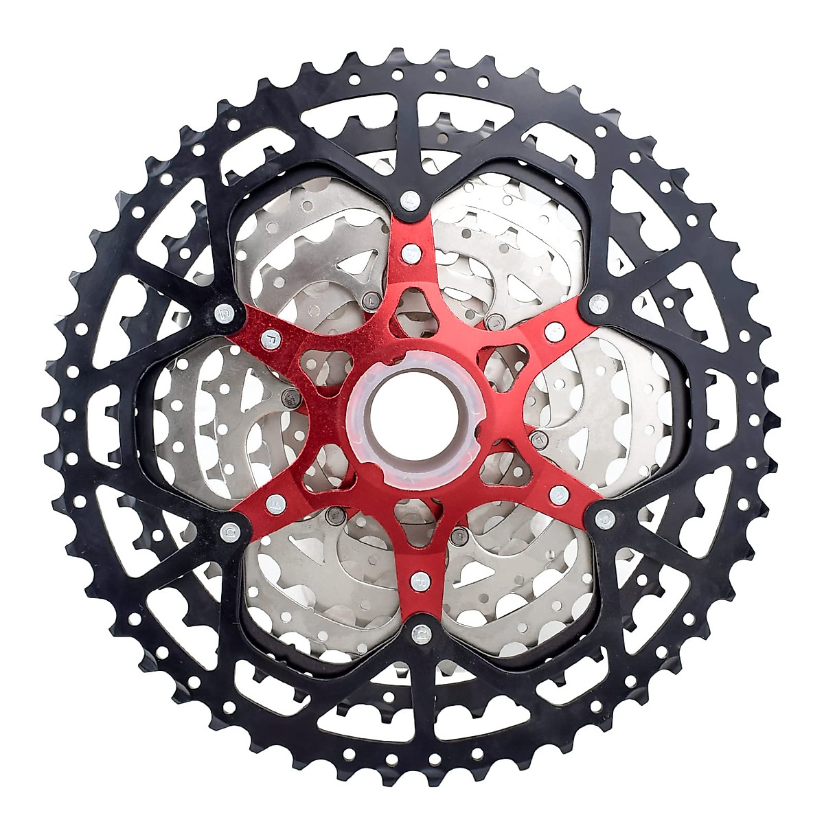 VG SPORTS 8/9/10/11/12 Speed Ultra-Light Bike Cassette for Mountain Bike 11-40T/11-42T/11-46T/11-50T/11-52T MTB Cassette Lightweight Aluminum Bracket Cassette