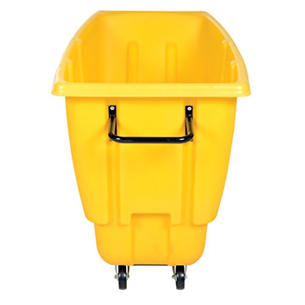 Vestil TDT-50-LD-YELLOW Plastic Light Duty Tilt Truck 1/2 Cubic Yard 450 Lb. Capacity Yellow