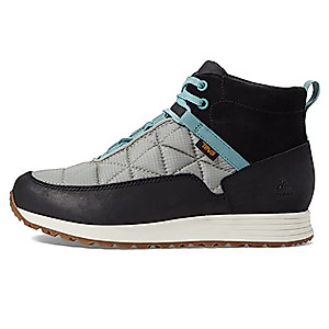 Teva Women's Reember Commute Wp Moccasin, Black/Grey, 7.5