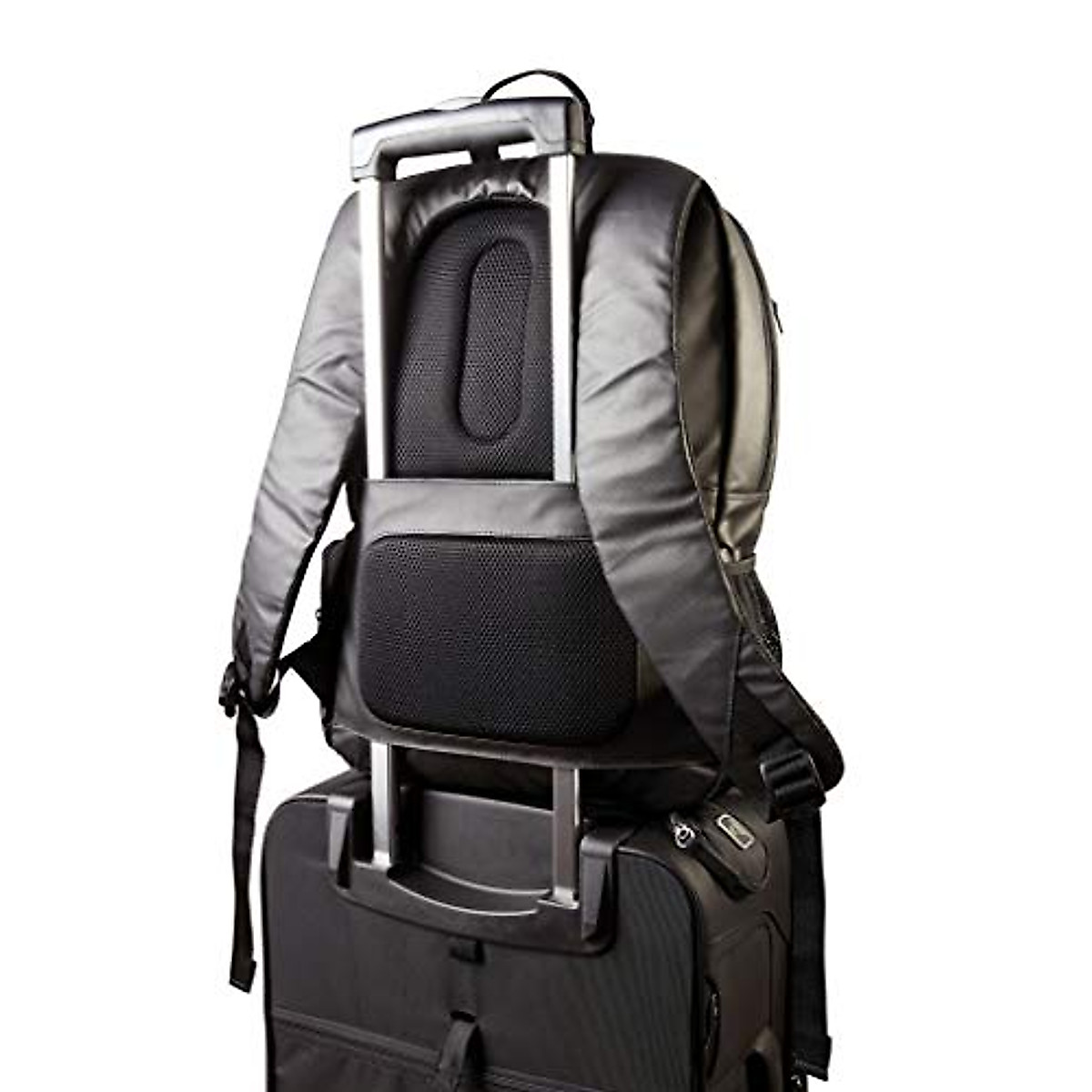 Genius Pack Intelligent Travel Backpack - Smart, Organized, Lightweight Backpack (Titanium)
