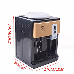 Electric Hot and Cold Water Cooler Dispenser 110V 550W Electric Small Cooler Dispenser for Home Office Coffee Tea Bar Dorm