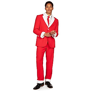 Tipsy Elves Santa Blazer with Tie: 46