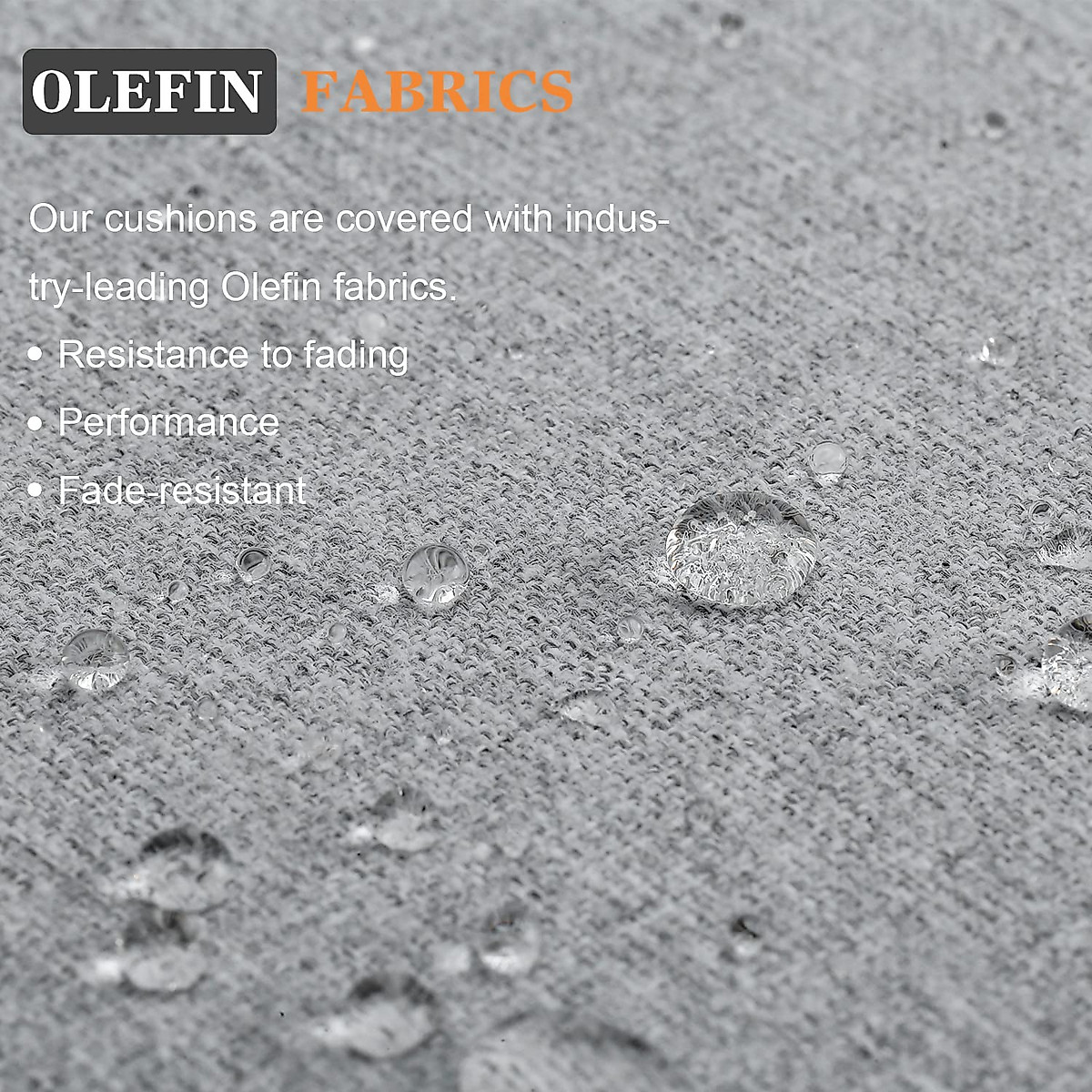 Vakollia 5 Pieces Modern Aluminum Patio Furniture Set, Outdoor Conversation Sets Metal Sectional Sofa with Coffee Table