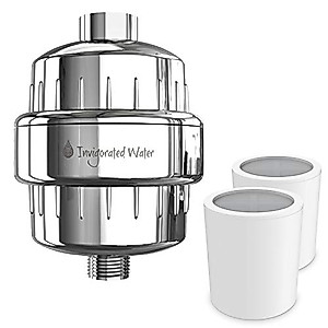 Invigorated Water Shower Water Filter - 15-Stage Hard Water Softener - Shower Water Softner - filtro regadera - Increases pH & ORP - Universal Fit - Lasts 6 Months - Invigorated Water - Shower Head