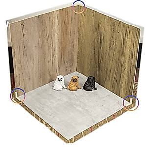 4pcs Universal Adjustable Photo Backdrop Board Bracket Clip for Hard PVC Photograph Background Holder Vertical Stand Board Backdrop