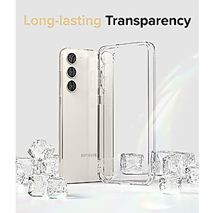 Ringke Fusion [Display The Natural Beauty] Compatible with Samsung Galaxy S23 Case 5G, Transparent Phone Cover for Women, Men, Shockproof Bumper Designed for S23 Case - Clear