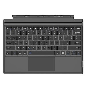 Arteck Microsoft Surface Pro Type Cover, Ultra-Slim Portable Bluetooth Wireless Keyboard with Touchpad Built-in Rechargeable Battery