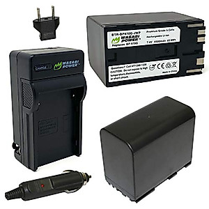 Wasabi Power Battery (2-Pack) Charger for Canon BP-970G, BP-975 & Canon EOS C100 Mark II, EOS C300 PL, EOS C500 PL, GL2, XF200, XF205, XF300, XF305, XH A1S, XH G1S, XL H1A, XL H1S, XL2, RED Komodo 6K