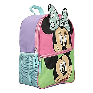 Disney Mickey & Minnie Youth Girls Pink & Green Toddler Backpack