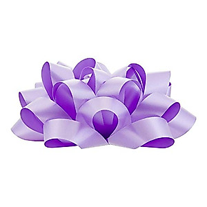 Berwick Offray 6'' Diameter Large Gift Bow, Purple Lavender