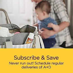 A+D Original Diaper Rash Ointment, Baby Skin Protectant With Lanolin and Petrolatum, Seals Out Wetness, Helps Prevent Diaper Rash, 4 Ounce Tube, Packaging May Vary