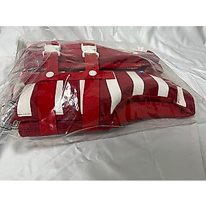 Toddler Swim Vest Floaties for Kids with Adjustable Safety Strap for Learn to Swim Children, Stripes Red S Age 1-3