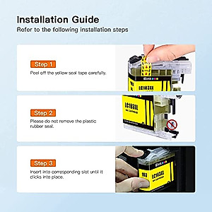 E-Z Ink (TM Compatible Ink Cartridge Replacement for Brother LC-103XL LC103XL LC103 XL LC103BK LC103C LC103M LC103Y Compatible with DCP-J152W MFC-J245 (2 Black, 1 Cyan, 1 Magenta, 1 Yellow, 5 Pack)