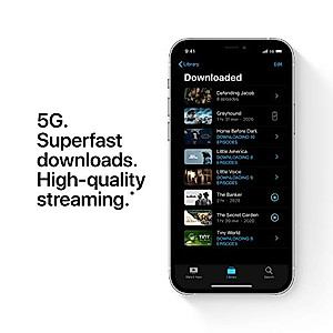 Apple iPhone 12 Pro (128GB, Silver) [Locked] + Carrier Subscription