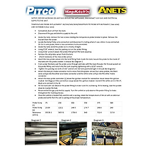 PITCO Probe, Temperature B6700608-CL Probe Servicec Kit Sg 2 Elem Wiring (Four Wire)