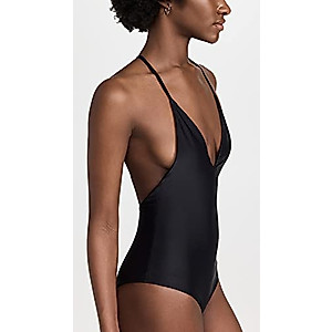 JADE Swim Women's All in One Piece, Black, M
