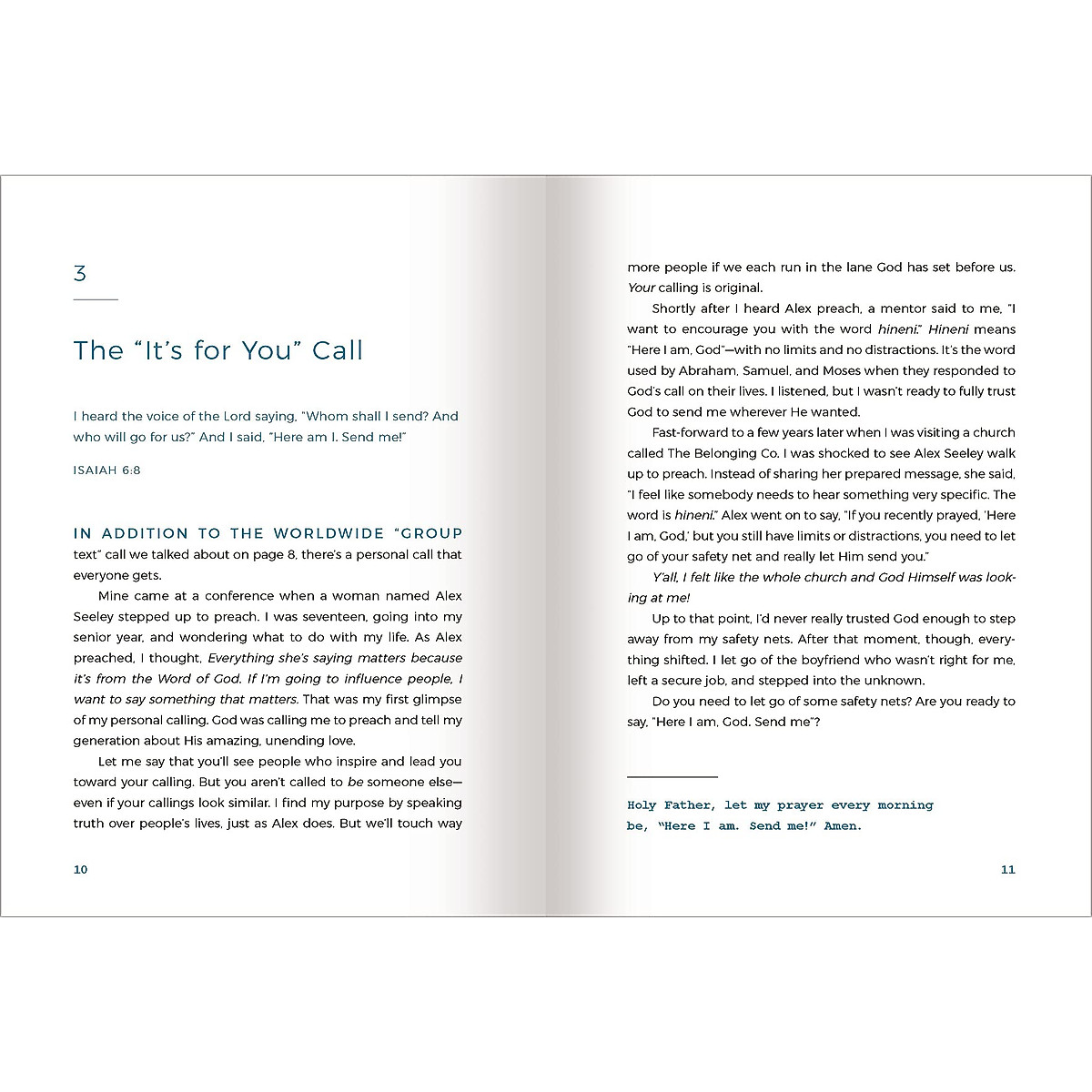 Live on Purpose: 100 Devotions for Letting Go of Fear and Following God