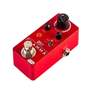 FLAMMA FC06 Distortion Guitar Pedal Electric Guitar Effects with 2 Modes HP/LP, Mini Analog Guitar Pedal, True Bypass