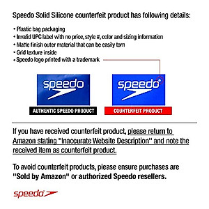 Speedo Unisex-Adult Swim Cap Silicone Elastomeric