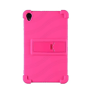 ORANXIN Case for Blackview Tab 5 - Soft Silicone Shockproof Adjustable Stand Rubber Shell Protective Cover for Blackview Tab 5 Tablet 8 inch