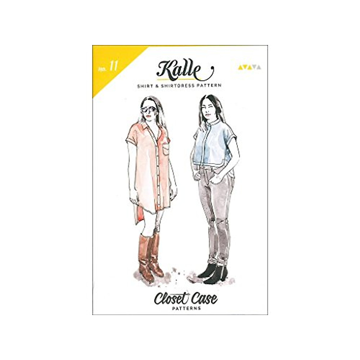 Closet Case Patterns Closet Case Kalle Shirt & Dress Ptrn, by The Yard