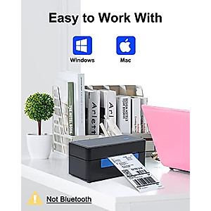 CLABEL Thermal Label Printer, 4x6 Shipping Label Printer for Small Business Shipping Packages, Compatible with Amazon, Ebay, Etsy, Shopify, FedEx, UPS, etc, Support Windows,Mac, CT428S