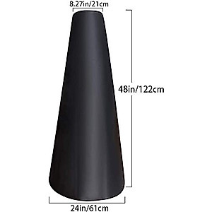 HERSENT Outdoor Patio Chiminea Cover Waterproof Protective Chimney Fire Pit Heater Cover for Outdoor Garden Backyard HZC69