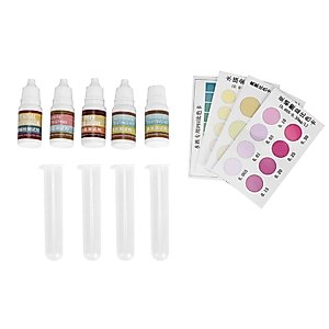 Drinking Water Test Kit, Water Quality Test Agent PH Acidimeter Nitrogen Ammonia Nitrite Acidity Alkalinity Detection