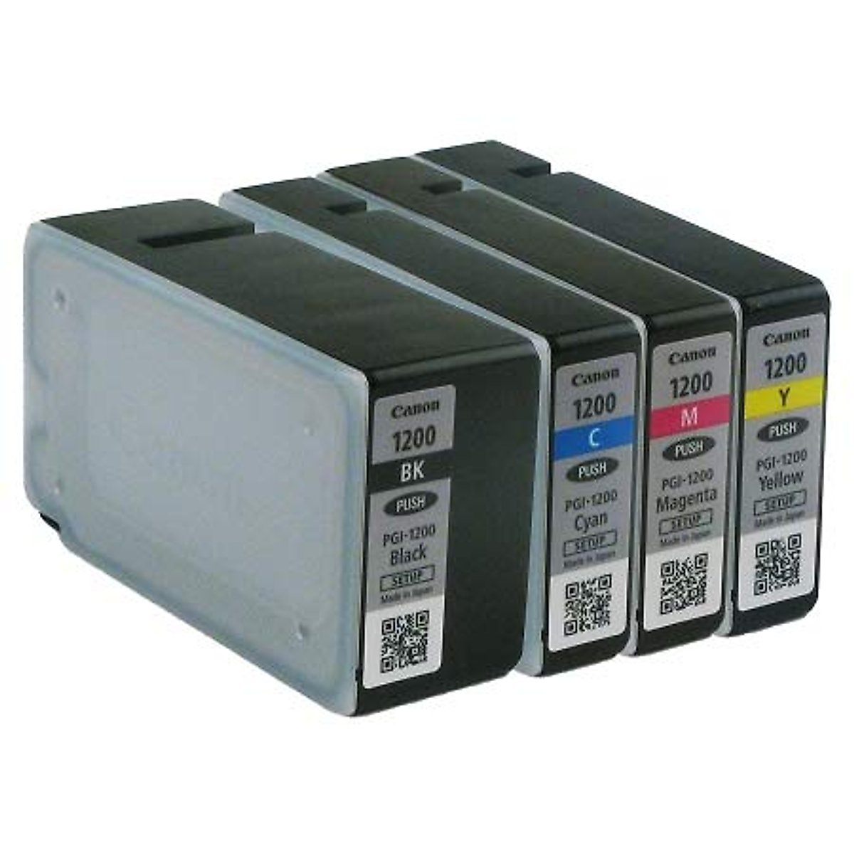 Canon Maxify Setup PGI1200BK, PGI1200C, PGI1200M, PGI1200Y Ink Cartridge Set of Black, Cyan, Magenta, Yellow - 1 Each