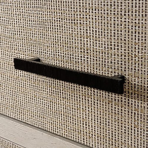 Sauder Pacific View Dresser, L: 55.827" x H: 17.48" x W: 34.567", Chalked Chestnut Finish