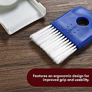 EFFORTLESS CLEANUP SET WTIH LASTING QUALITY MATERIAL: Keep your home or workspace spotless with this convenient dustpan and brush set. Enjoy effortless cleanups and lasting quality with every use.