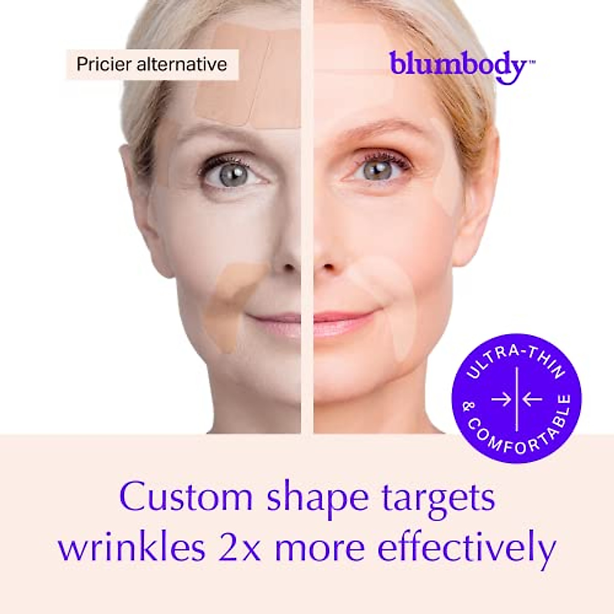 Face & Forehead Wrinkle Patches - Anti Wrinkle Patches to Smooth Eye, Mouth, Forehead Wrinkles - Overnight Face Tape Treatment - Facial Patches to Reduce Fine Wrinkles, Frown and Smile Lines (165 ct)