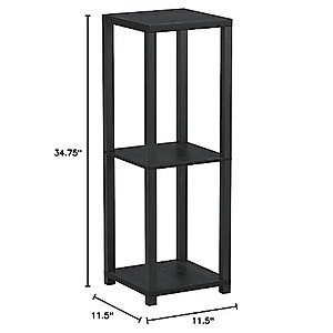Adesso AR3511-01 Lawrence Tall Pedestal, Black