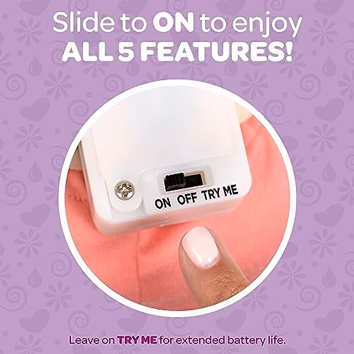 Adora My Cuddle & Coo Babies Collection, 15" Baby Doll in Sweet Powder Scent and 5 Touch Activated Sounds: She Cries, Coos, Giggles, Kisses Back & Says Momma Birthday Gift For Ages 3+ - Unicorn Magic