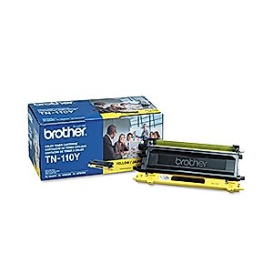 Brother Tn110y Original Toner Cartridge, Yellow - in Retail Packaging