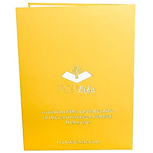 PopLife Funny Kitten Pop Up Card ($1 Donation to the Humane Society) - Cat Lover Card for All Occasions, Mother's Day, Father's Day, Veterinarian Gift - Happy Birthday, Just Because, Get Well