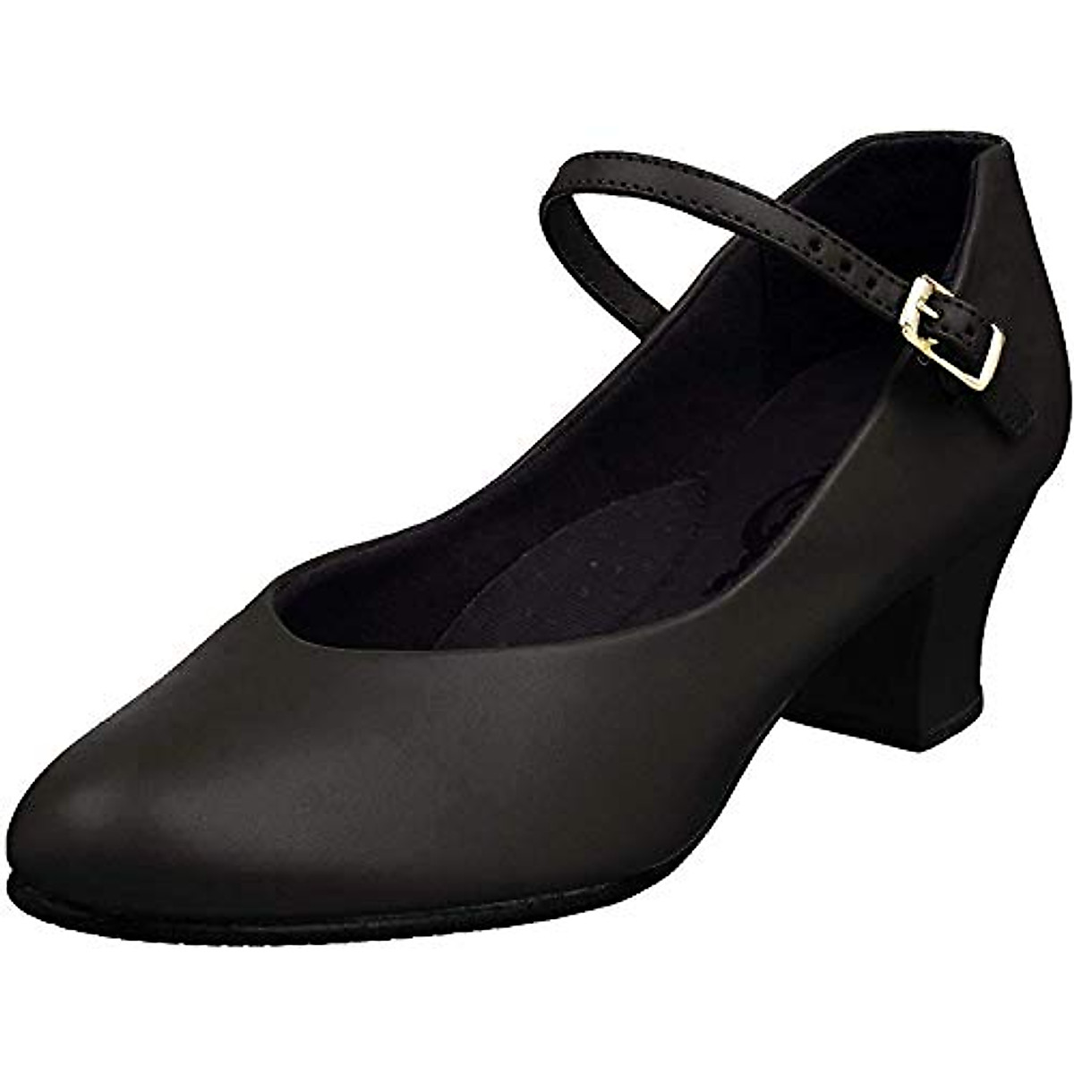Capezio Women's Jr. Footlight Character Shoe,Black,7.5 M US