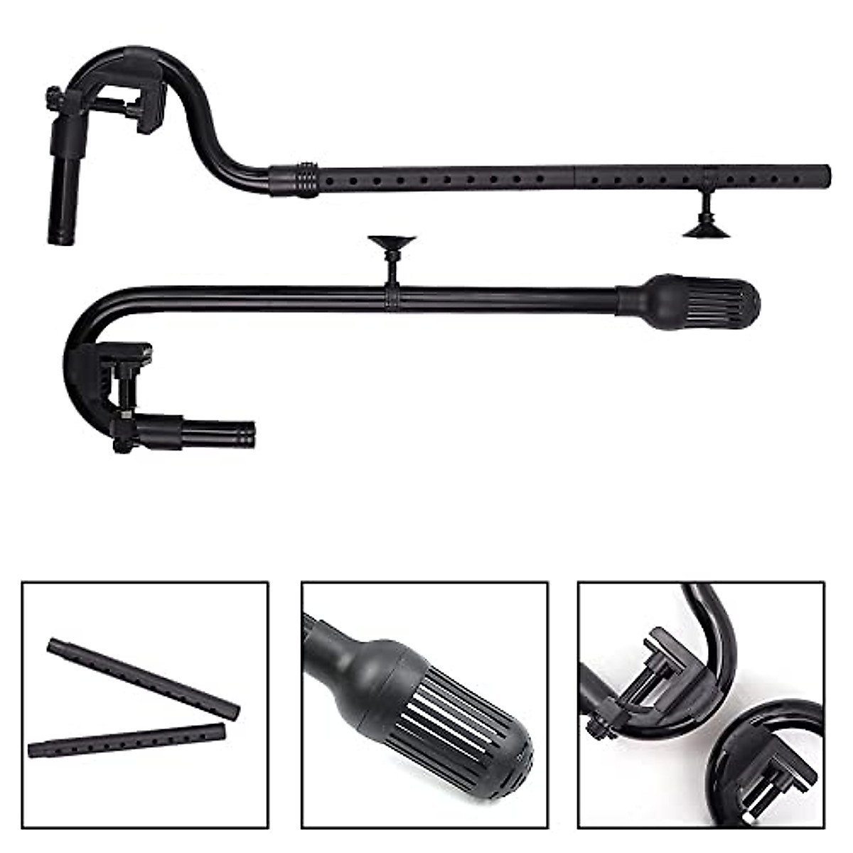 MiOYOOW Aquarium Water Inlet Outlet Tube Kit, Fish Tank Water Pipe Fittings Aquarium Canister Filter Inflow Outflow Kit for 302B 303B 402AB 403AB Filter, Inner Dia 16 mm Outer Dia 22mm