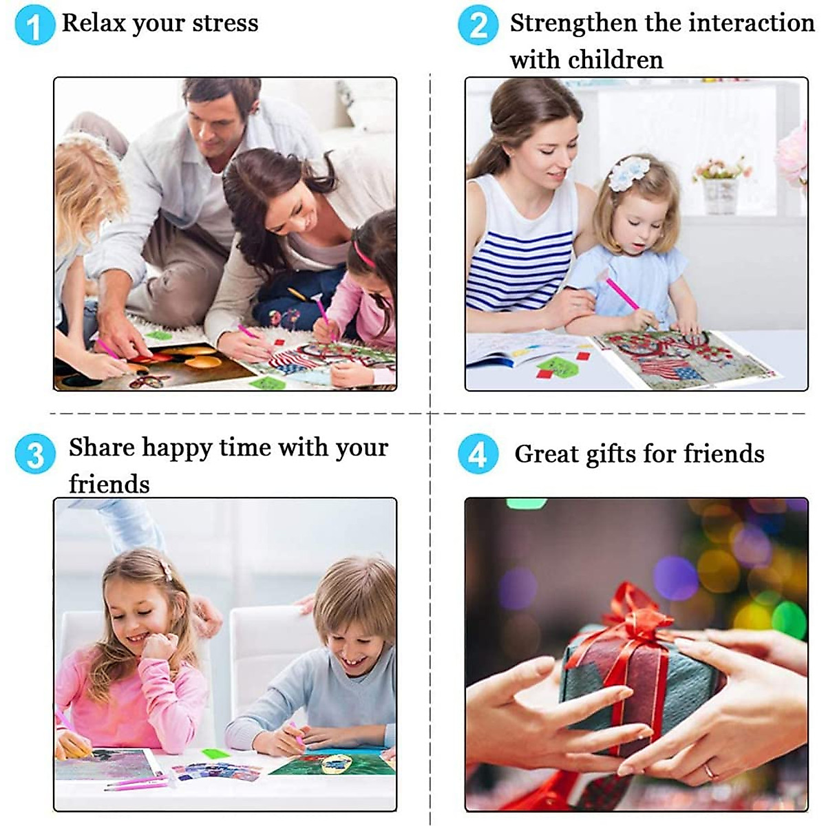 Eiazuiks Diamond Painting Kits for Adults, Owl 5D DIY Diamond Art Kits Full Drill Diamond Dots for Gift Wall Decor and Relaxation Gem Arts 12x16 inch