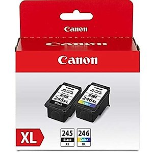 Canon PG-245XL/CL-246XL Original Black & Colour Ink Cartridges, Combo