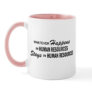 CafePress Whatever Happens Human Resources Mug Ceramic Coffee Mug, Tea Cup 11 oz
