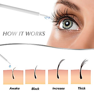 Miracolove Eyelash Serum, Lash Serum, Eyelash Growth Serum, Eyelash Serum and Eyebrow Growth Serum, Eyelash Enhancer for Longer, Thicker and Fuller Eyelash & Eyebrow, Grow Longer Fuller Eyelashes - 3mL
