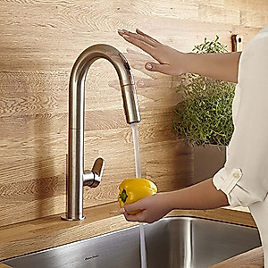 American Standard 4931380.075 Beale Single-Handle Pull Down Kitchen Faucet with Selectronic Hands-Free Technology in Stainless Steel