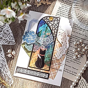 6PCS Cute Black Cat Waterproof Bookmark with Creative Design, The Best Gift for Those who Love to Read