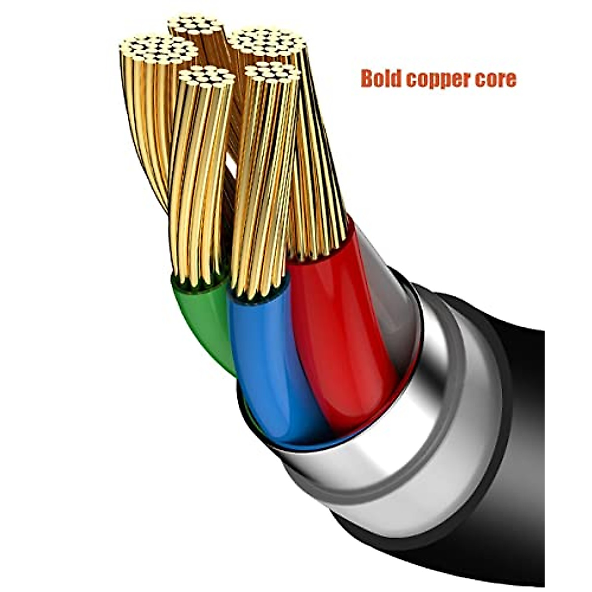5ft PD USB Type C Male Input to DC 5.5 x 2.1mm Male Power Charging Cable up to 100W(65W-100W)(5521-100W)