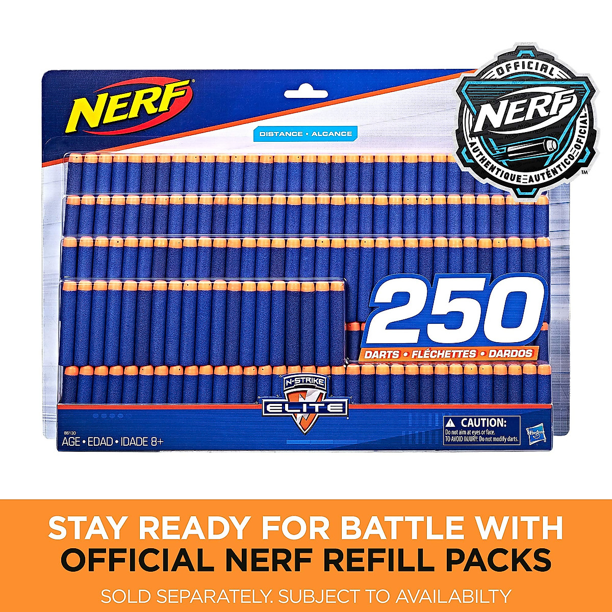 Nerf Modulus Stryfe Motorized Blaster - Fires 6 Darts in a Row - Includes Drop Grip, Barrel Extension, 6-Dart Clip, 6 Nerf Elite Darts (Amazon Exclusive)