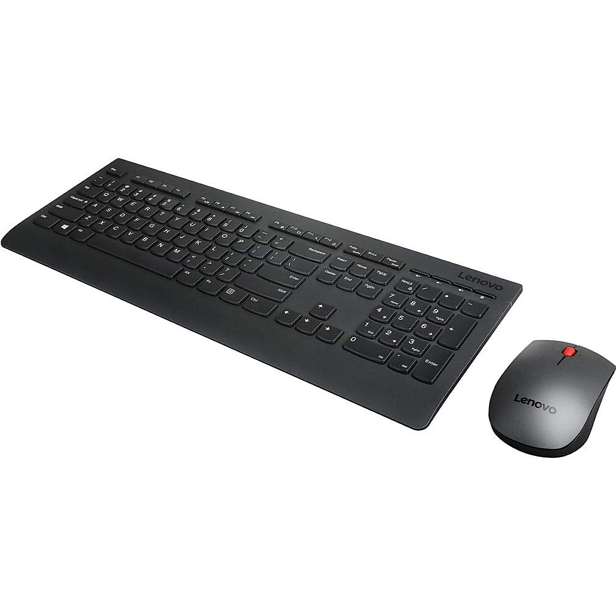 Lenovo Professional Wireless Keyboard and Mouse Combo Kit, Black