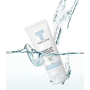 TOULON Glycolic Acid Facial Cleanser: Alpha Hydroxy Face Wash with AHA, Vitamin C & Rose Hip to Exfoliate Dry, Sensitive Skin for Women & Men