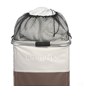 Whitmor Easy Care Laundry Hamper - Espresso